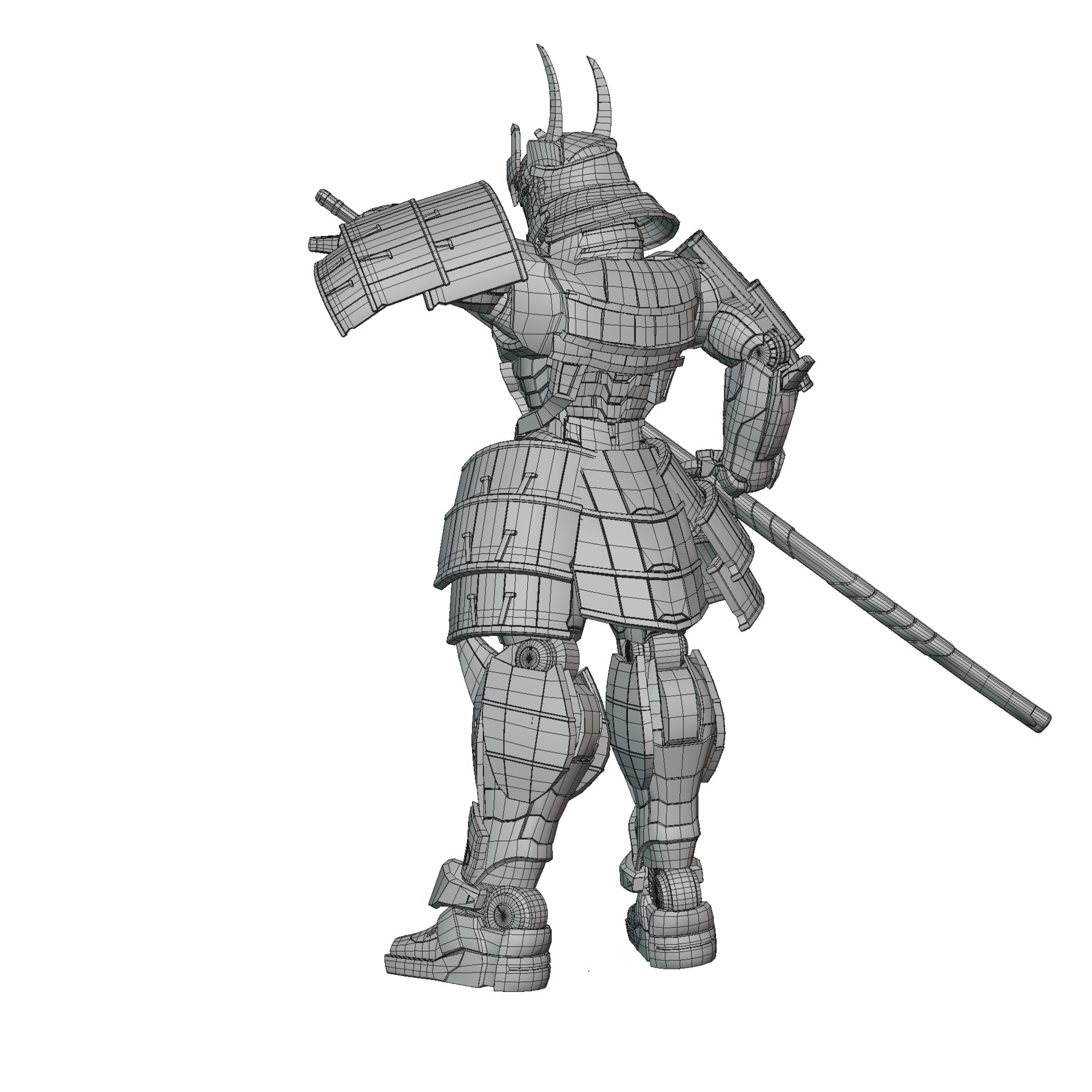 ArtStation - Samurai Robot RTS02 / Character model | Game Assets