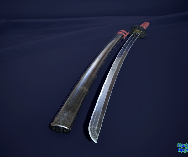 ArtStation - katana samurai sword | Resources