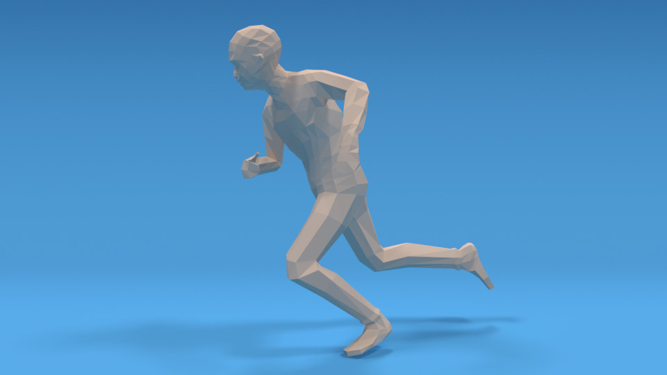 ArtStation - Low Poly Kid Running | Resources