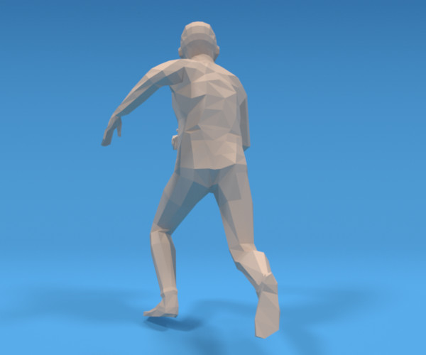 ArtStation - Low Poly Kid Running | Resources