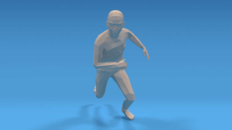 ArtStation - Low Poly Kid Running | Resources