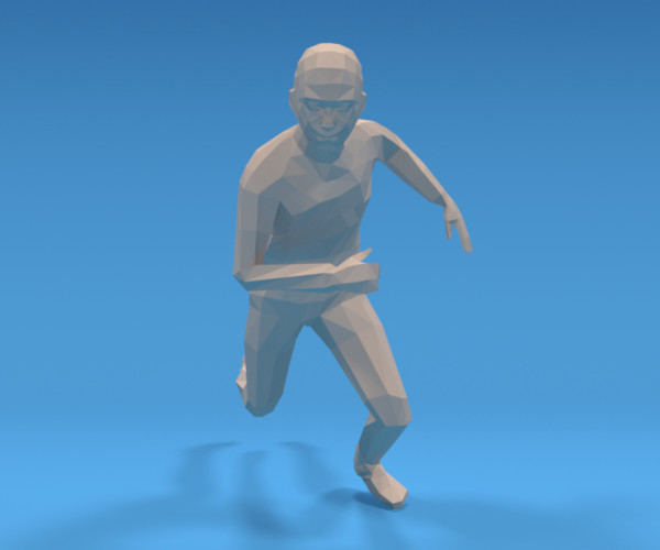 ArtStation - Low Poly Kid Running | Resources