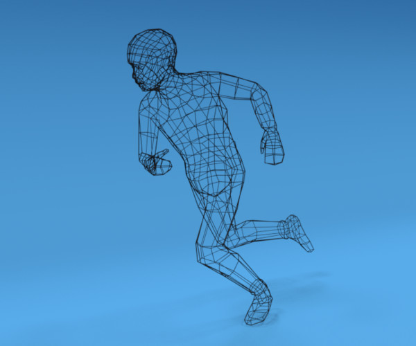 ArtStation - Low Poly Kid Running | Resources
