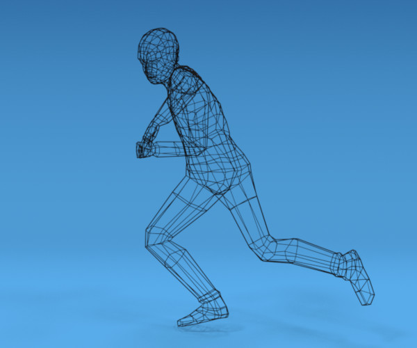 ArtStation - Low Poly Kid Running | Resources