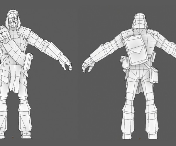 ArtStation - Low Poly Monster Hunter | Game Assets