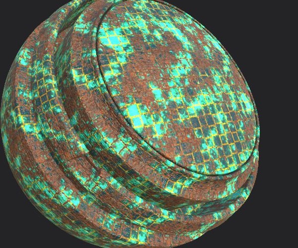 ArtStation - Rusted metal plate | Game Assets