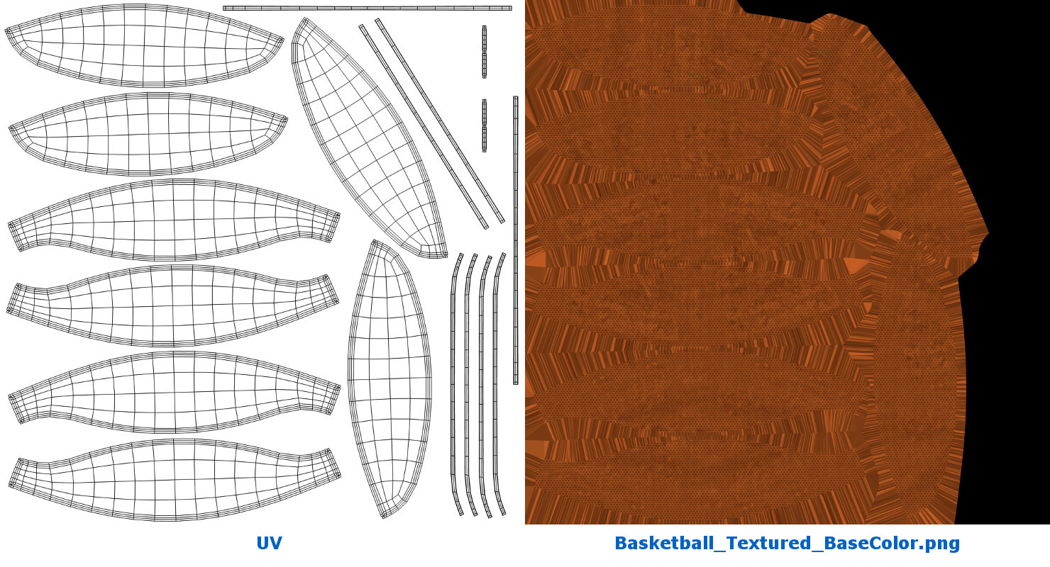 ArtStation - Basketball Textured | Resources