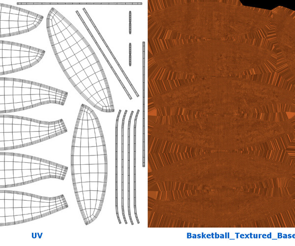 ArtStation - Basketball Textured | Resources