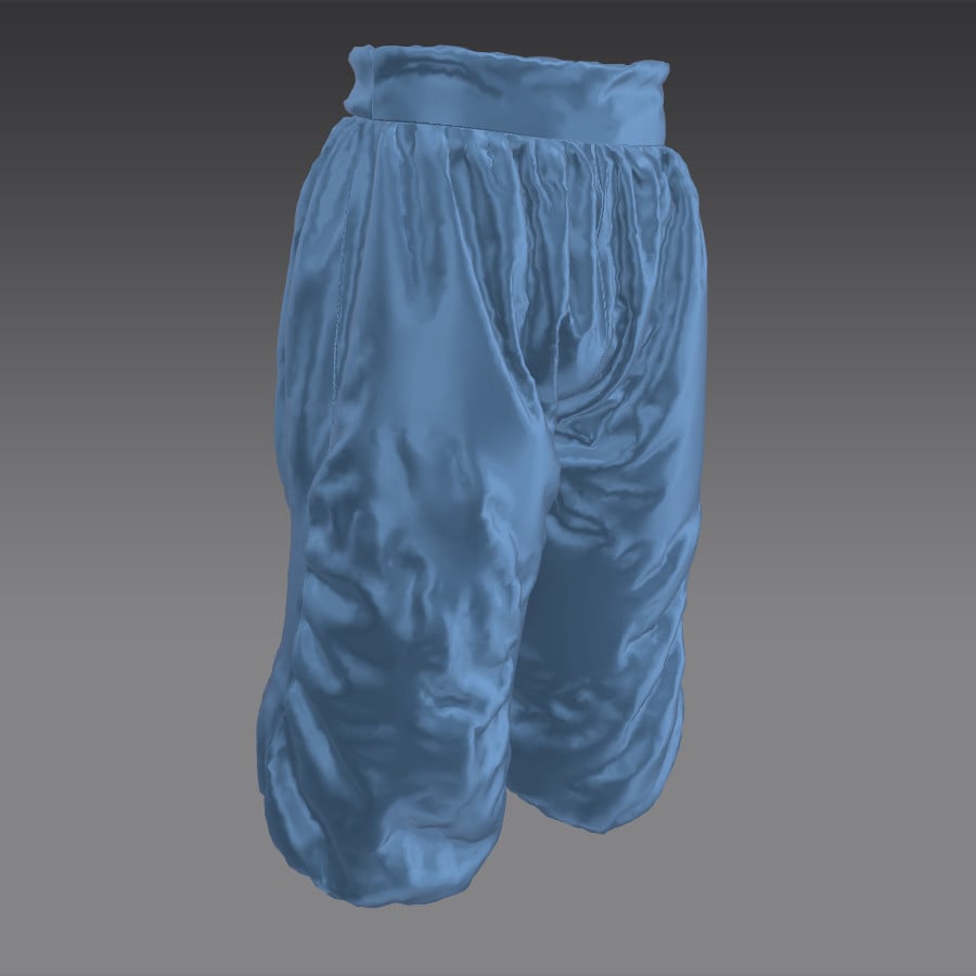 Artstation Harem Pants Shorts Marvelous Designer Resource File