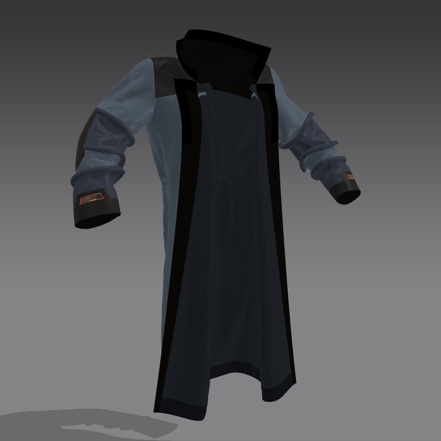 ArtStation - Cyberpunk Duster - Marvelous Designer Resource | Resources