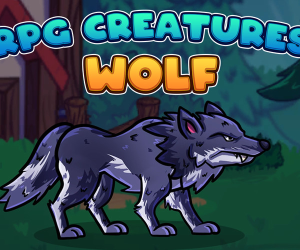 ArtStation - RPG Creatures - Wolf | Game Assets