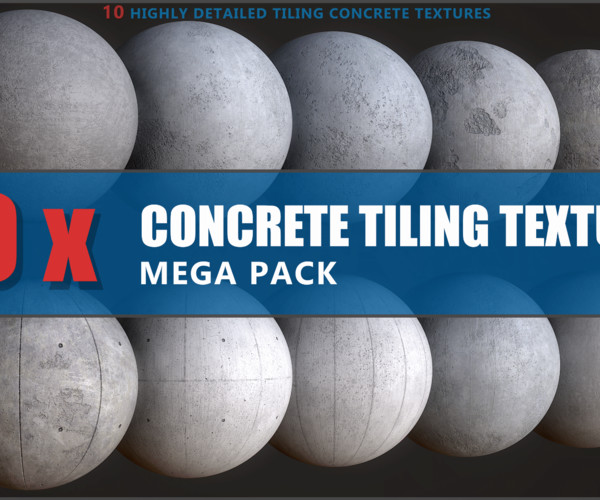 ArtStation - Concrete Texture Mega Pack Vol.1 | Game Assets
