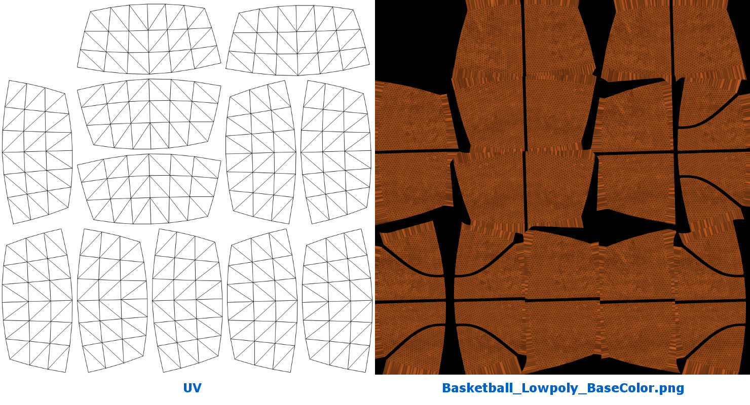 ArtStation - Basketball Lowpoly | Resources