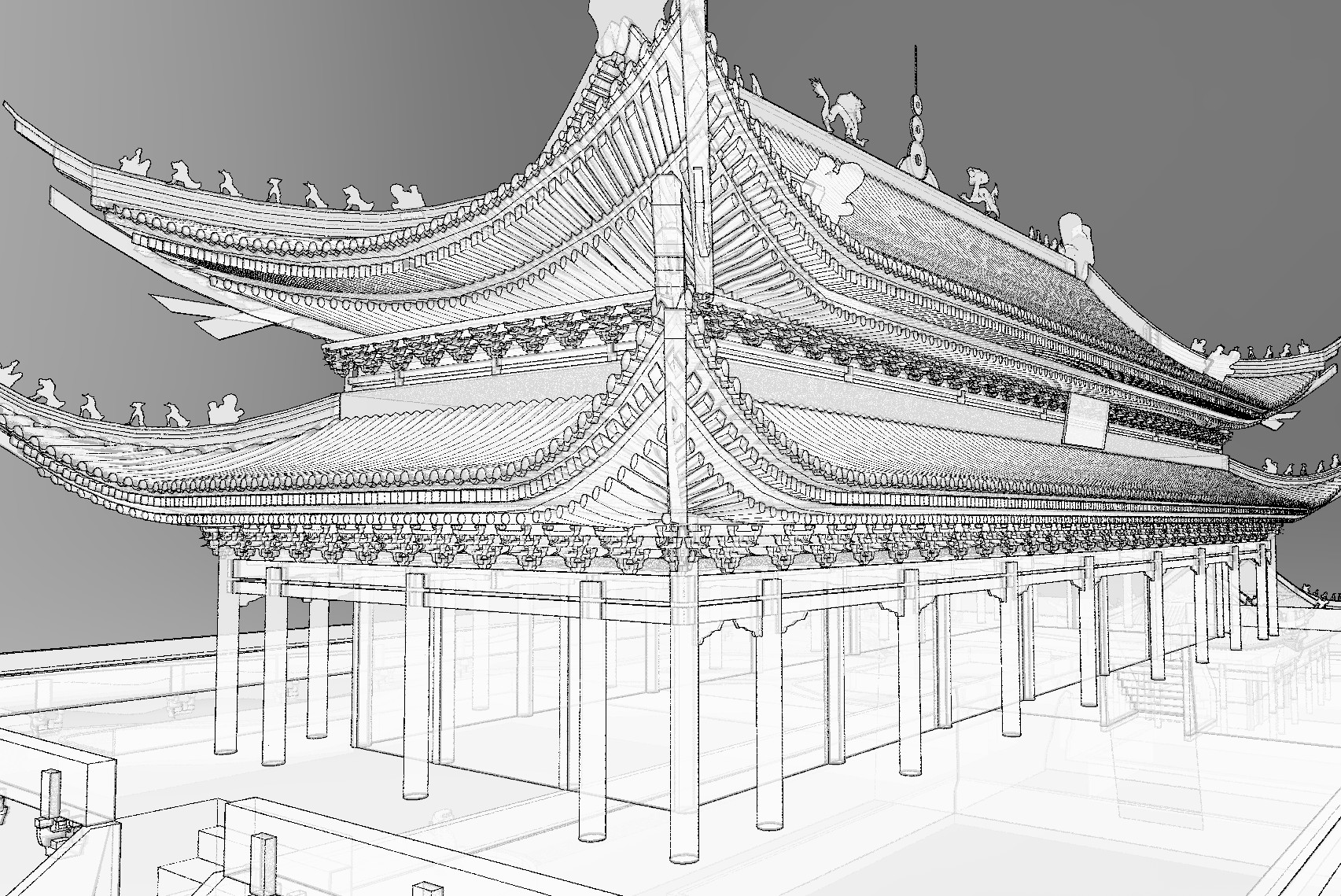 ArtStation - Ancient Chinese Palace | Resources