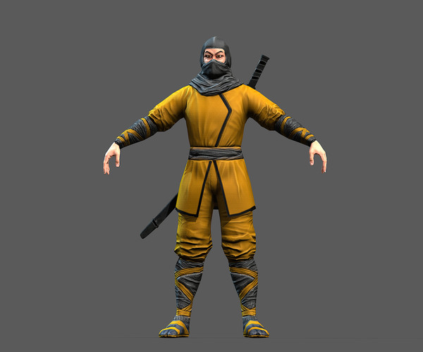 ArtStation - Ninja | Game Assets