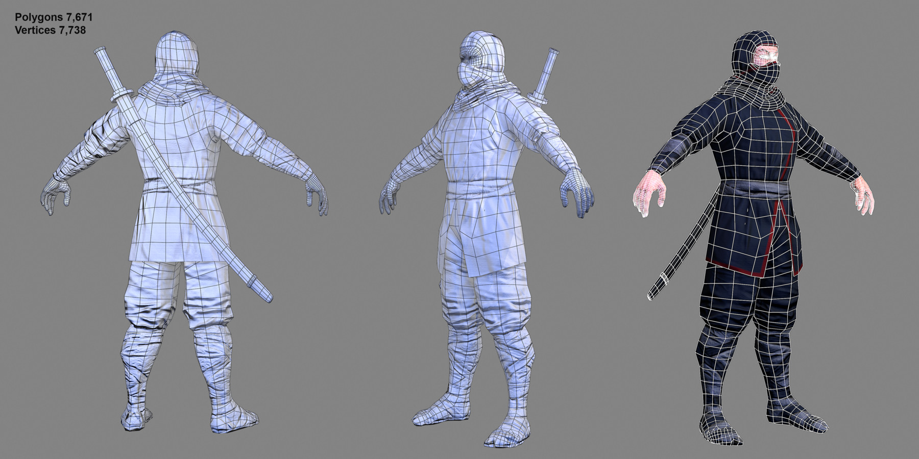 ArtStation - Ninja | Game Assets