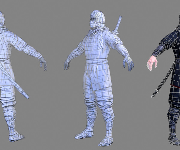 ArtStation - Ninja | Game Assets