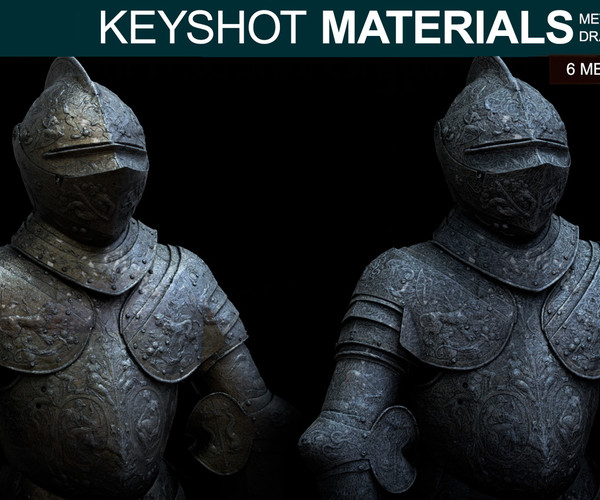 ArtStation - Metal Materials for Keyshot (Part 2) | Game Assets