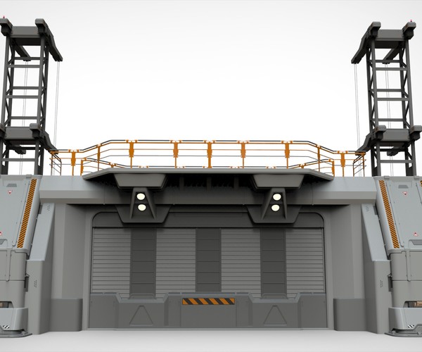 ArtStation - sci-fi Wall 3 | Resources