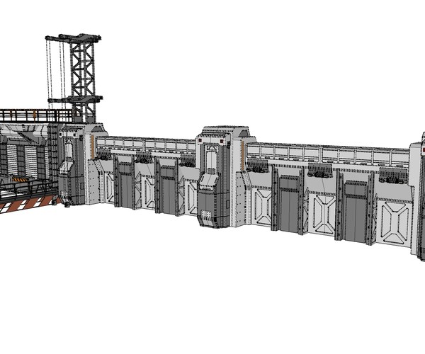 ArtStation - sci-fi Wall 3 | Resources