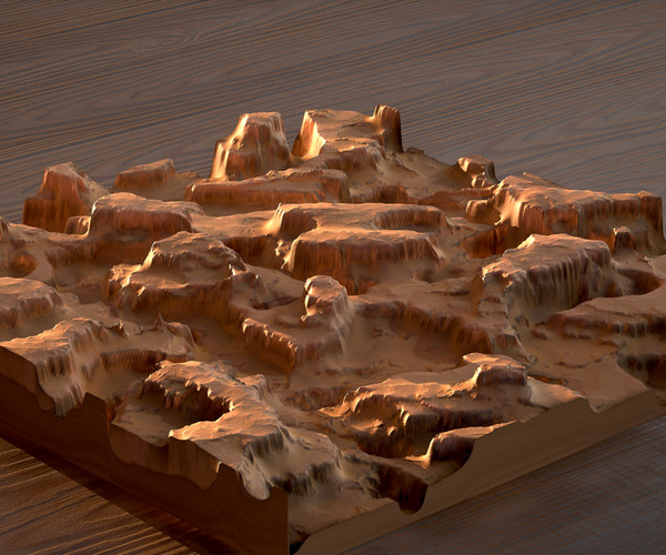 ArtStation - Gaea Terrain - Canyon | Resources