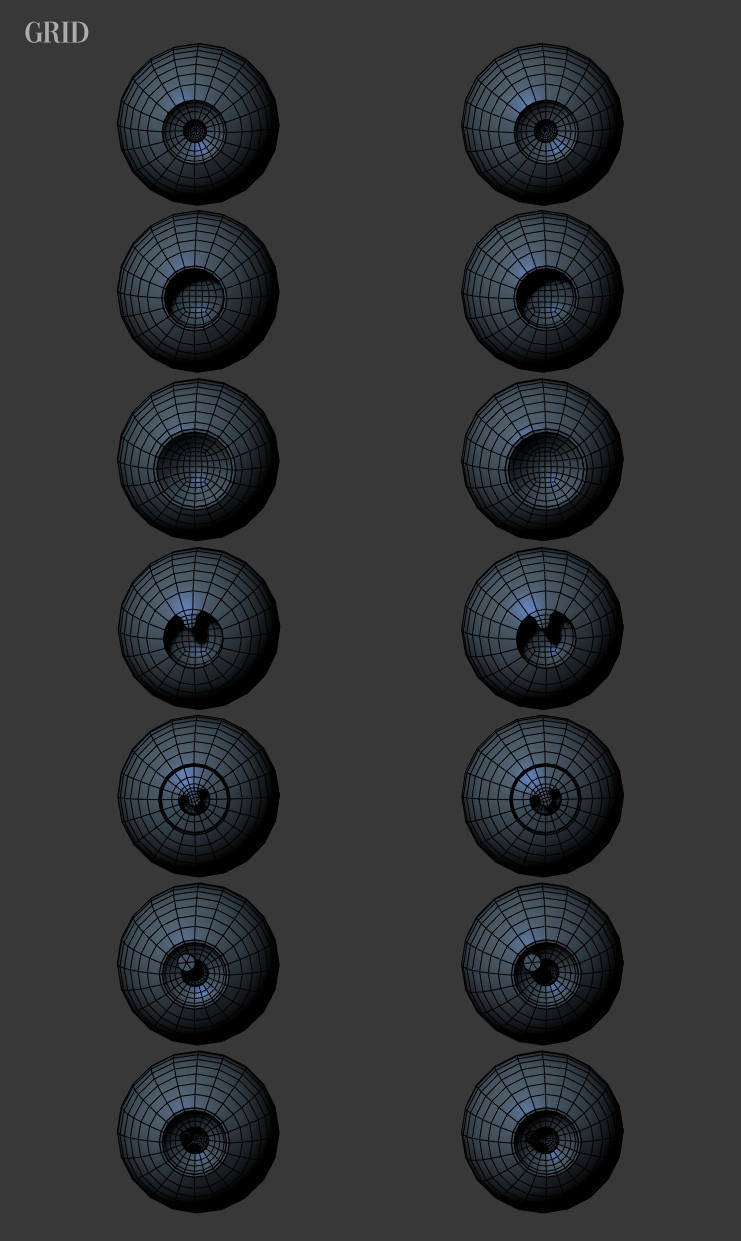 ArtStation - Eyes for sculpting | Resources