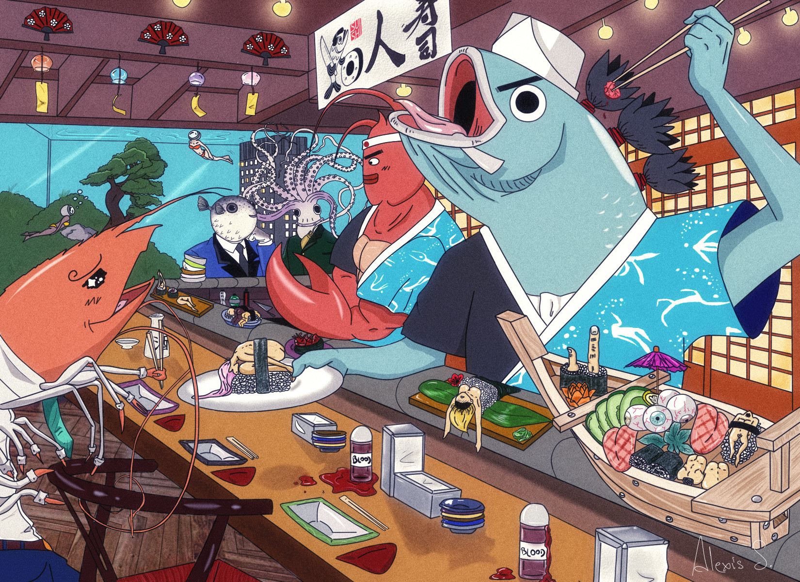 ArtStation - Human Sushi | Artworks