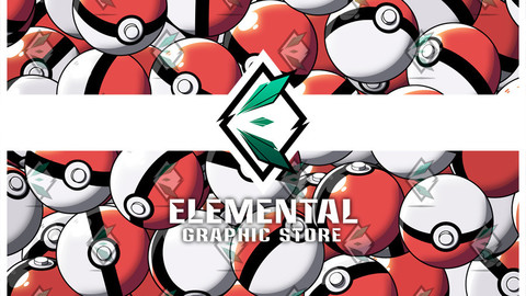 ArtStation - Pokeball Seamless Pattern | Game Assets