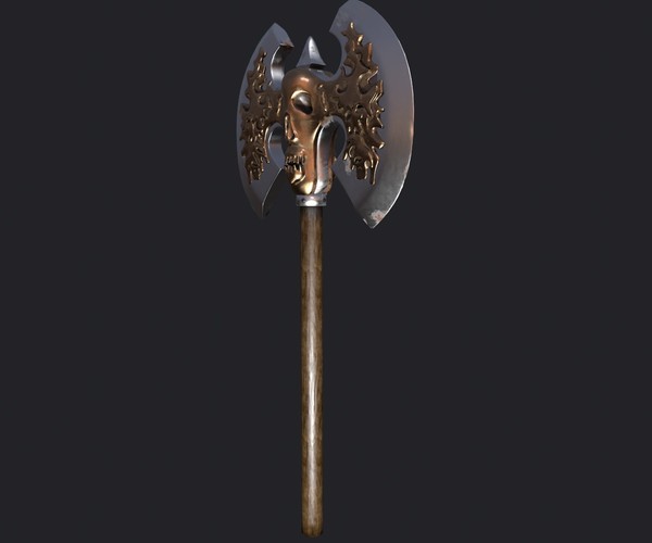 ArtStation - Ancient battle axe | Game Assets