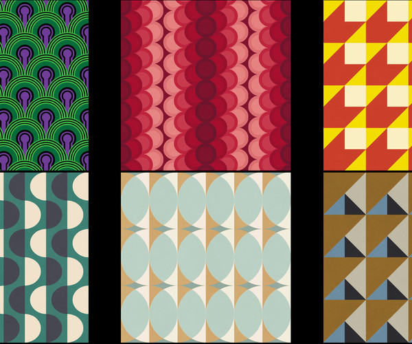 ArtStation - Substance - Retro Wallpaper | Resources