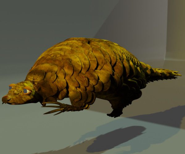 ArtStation - PANGOLİN CHARACTER (rigged) ($)