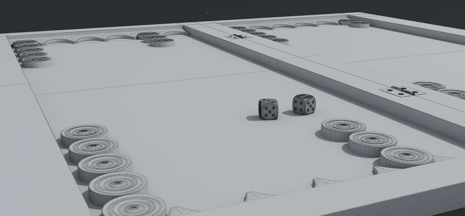 ArtStation - Backgammon 3D Model | Resources