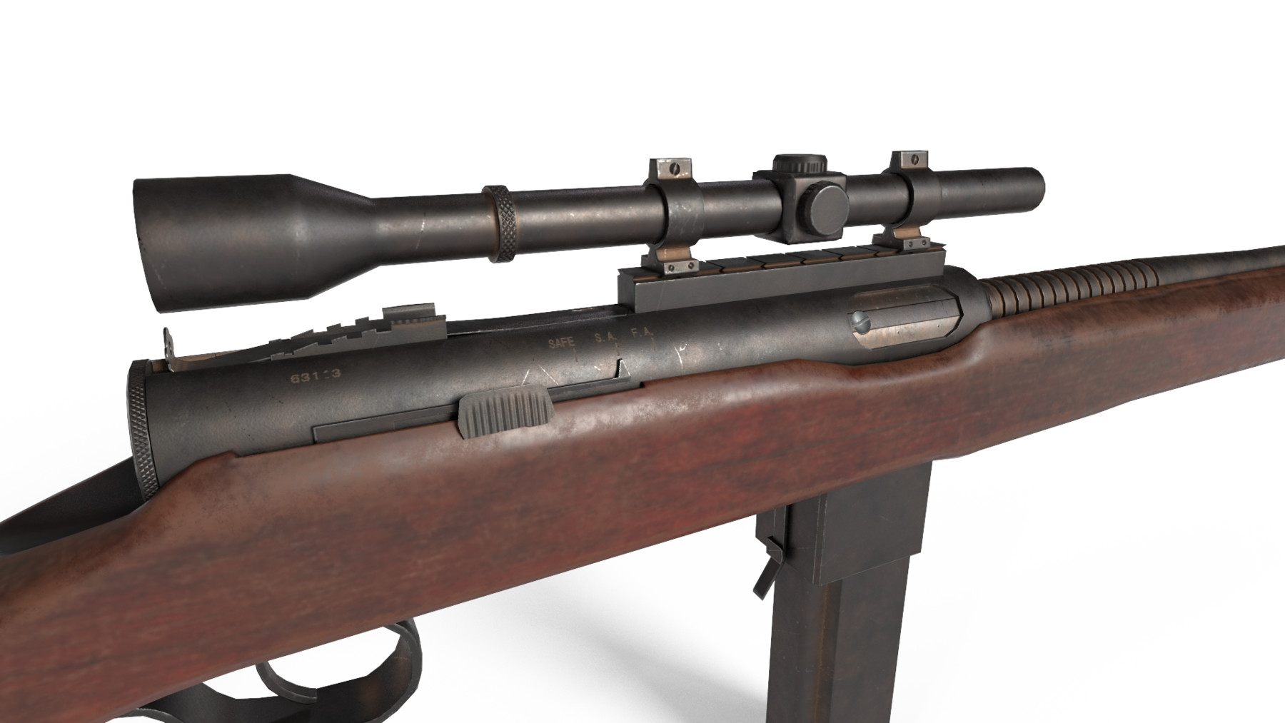 ArtStation - M50 Reising Submachine Gun | Resources