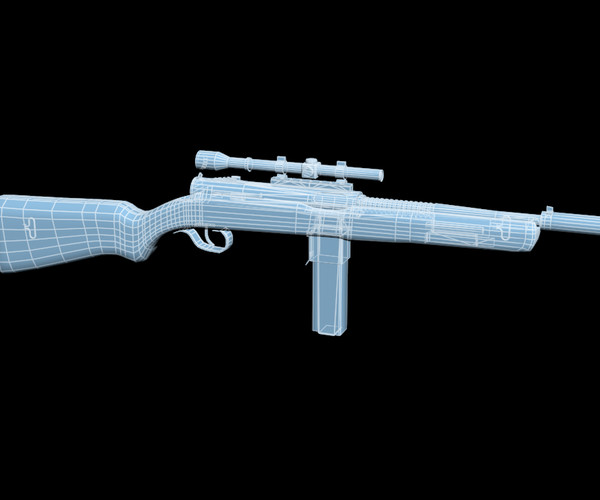 ArtStation - M50 Reising Submachine Gun | Resources