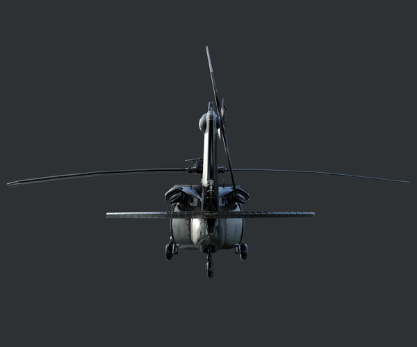 ArtStation - GAME READY Sikorsky UH60 Black Hawk Helicopter Low-poly 3D ...