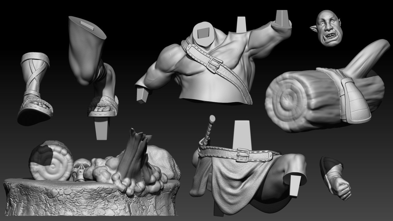 ArtStation - Term 1 - Ugruha Ogres pack 1 | Resources