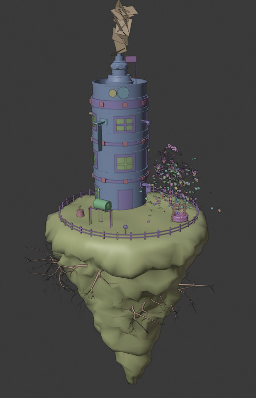 ArtStation - Island Floating | Game Assets