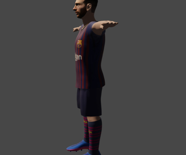 ArtStation - Lionel Messi | Game Assets
