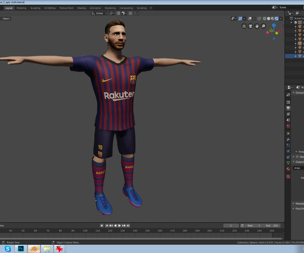 ArtStation - Lionel Messi | Game Assets