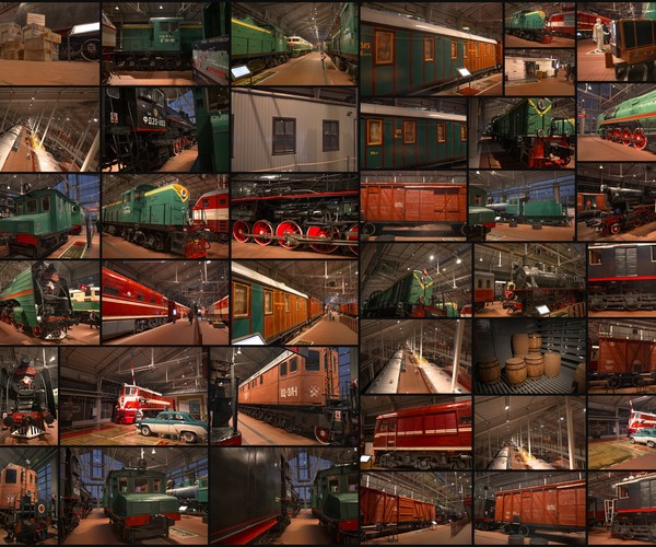 ArtStation - Trains, Reference Pack | Resources