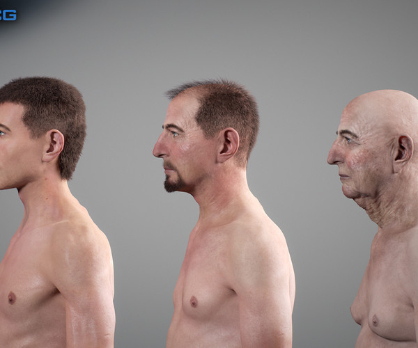 ArtStation - Aging Man | Game Assets