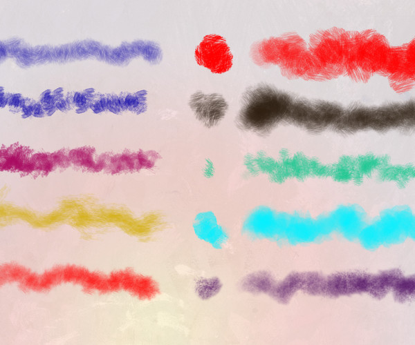 ArtStation - Painting Texture Effect Brush Set | Brushes