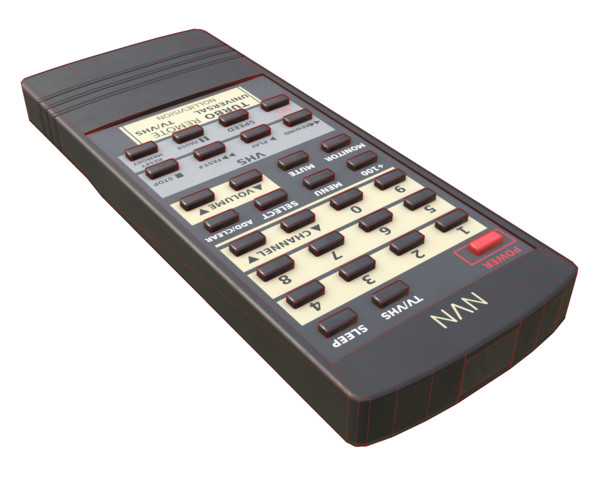 ArtStation - Game-ready Retro Remote Control | Game Assets