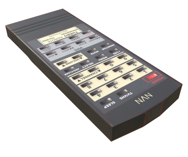 ArtStation - Game-ready Retro Remote Control | Game Assets