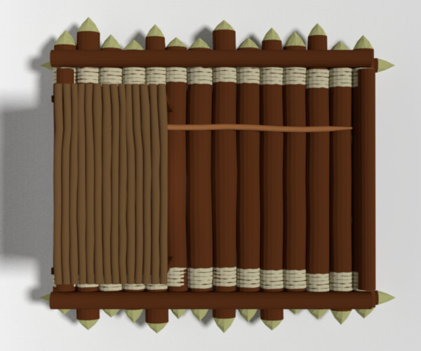 ArtStation - Low Poly Cartoon Wooden Raft | Resources