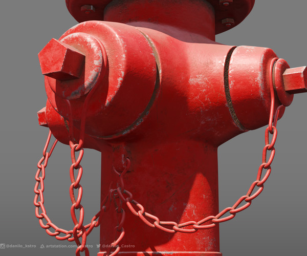 ArtStation - Hydrant | 3d Model | 4k Texture | Resources