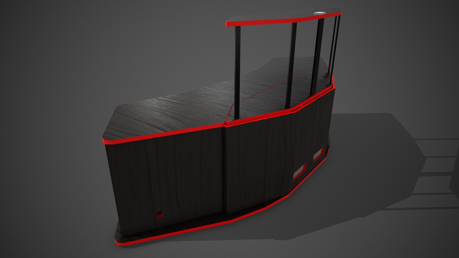 ArtStation - Game Ready PBR Computer Desk | Game Assets