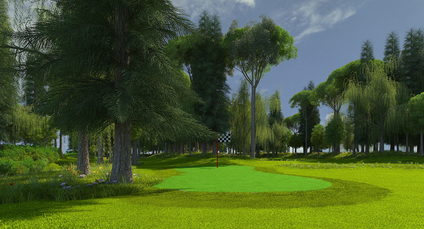 ArtStation - Golf Course 01 | Game Assets