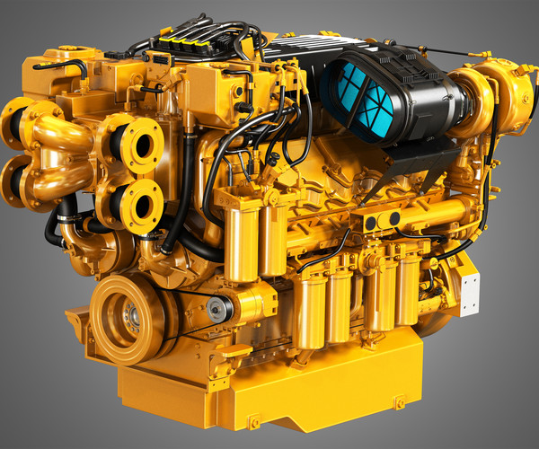 ArtStation - C32 Acert Engine | Resources