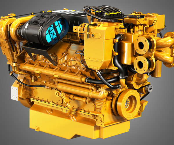 ArtStation - C32 Acert Engine | Resources